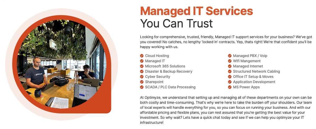 Optimyze Managed IT & Cyber Security Services