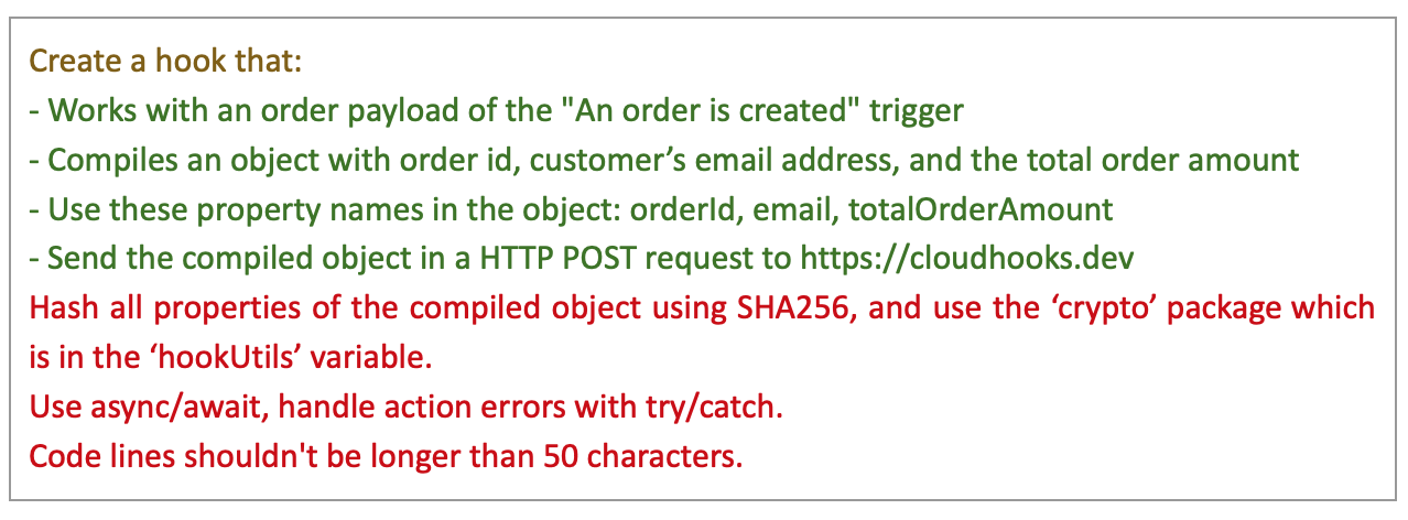 Cloudhooks GPT prompting guide - Cloudhooks