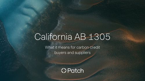 Patch | The platform scaling unified climate action