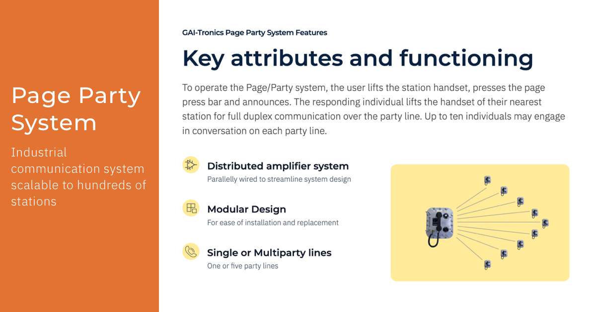 Page Party System | MGQ Telecom