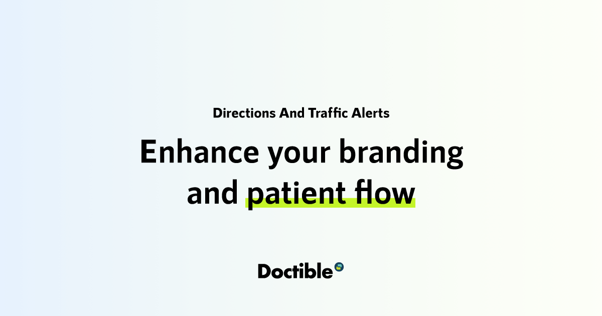 Traffic Alerts & Directions | Appointment Reminders