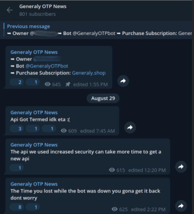 Upgraded Version of Generaly OTP Bot for MFA Bypass on Popular Payment ...