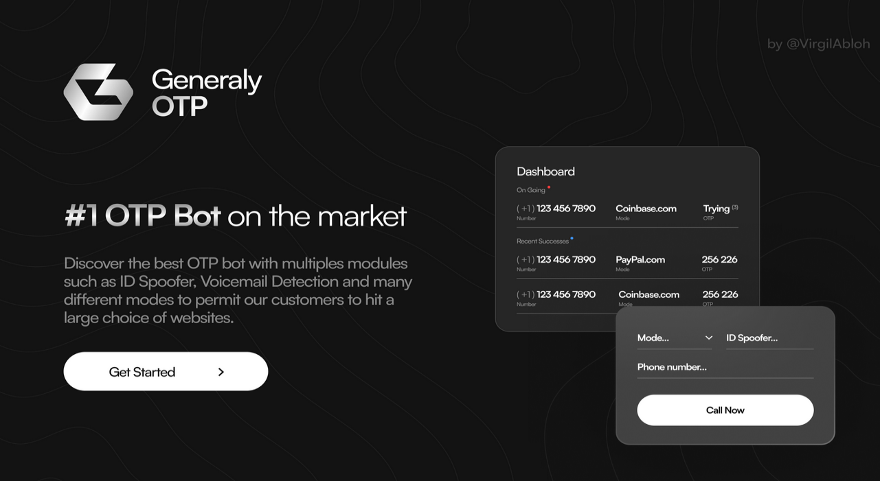 Upgraded Version of Generaly OTP Bot for MFA Bypass on Popular Payment ...