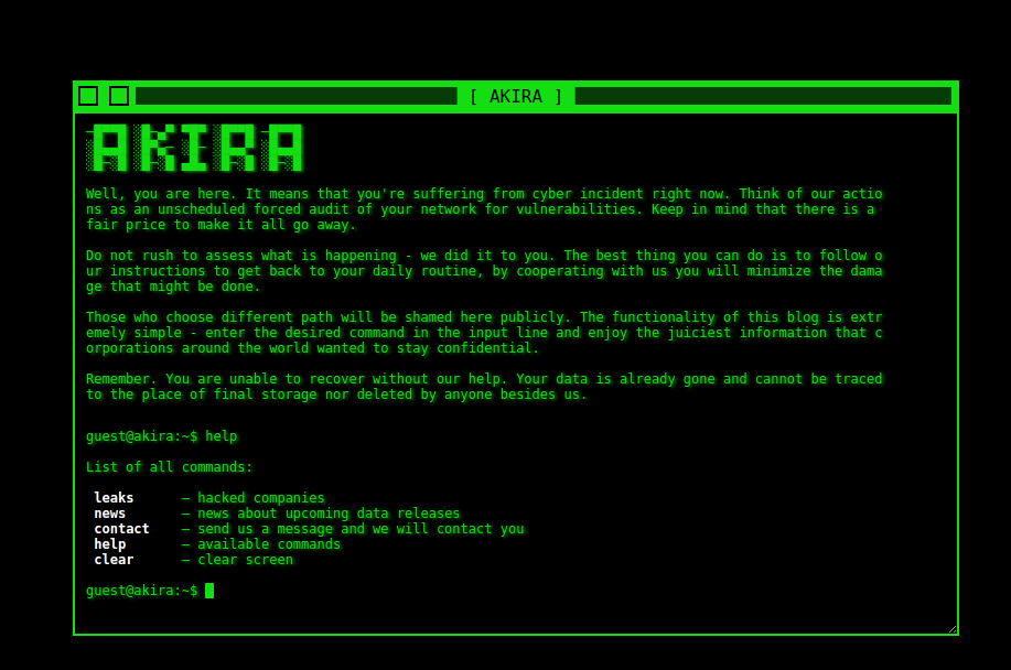 Akira Ransomware: What You Need to Know | Threat Intelligence | CloudSEK