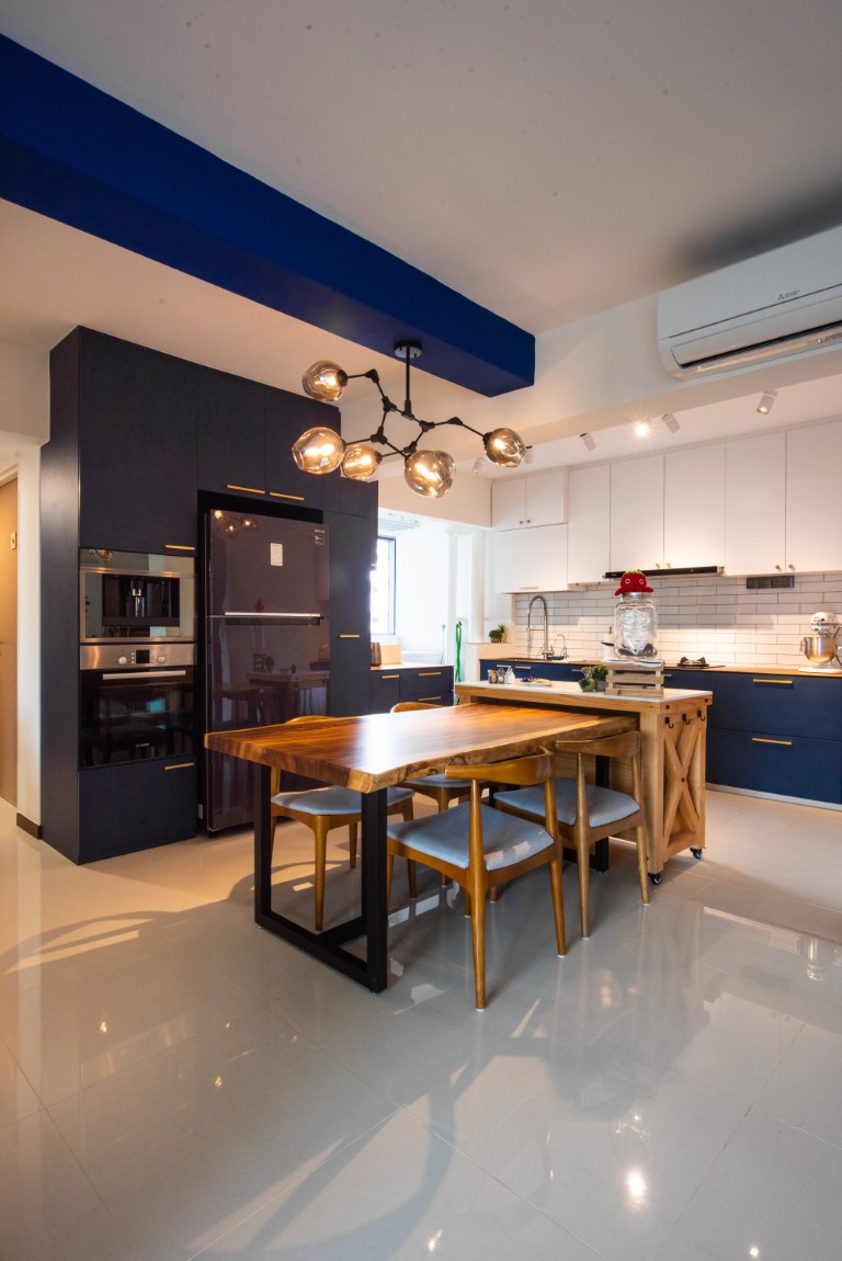 Project: Punggol (Contemporary, Blue, Coastal, Farmhouse) | HDB, BTO, 4 ...