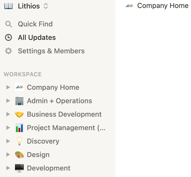 Creating a Documentation System in Notion - Lithios Apps