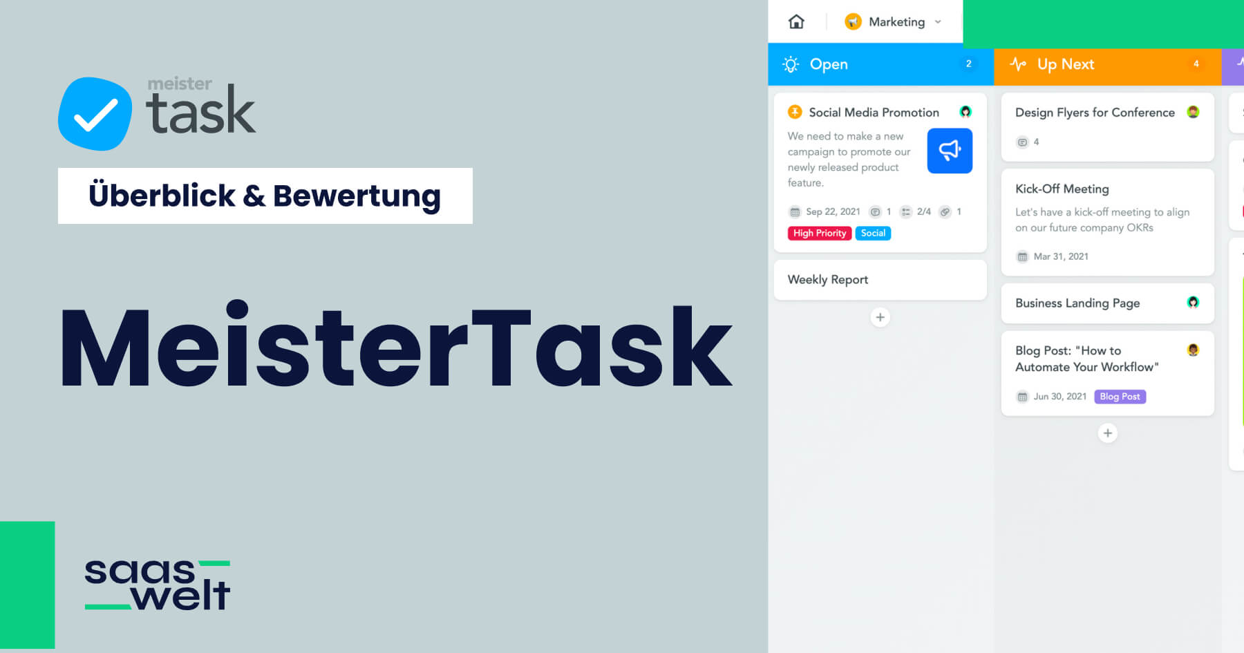 MeisterTask Bewertung & Erfahrung (2024) | SaaS-Welt.de