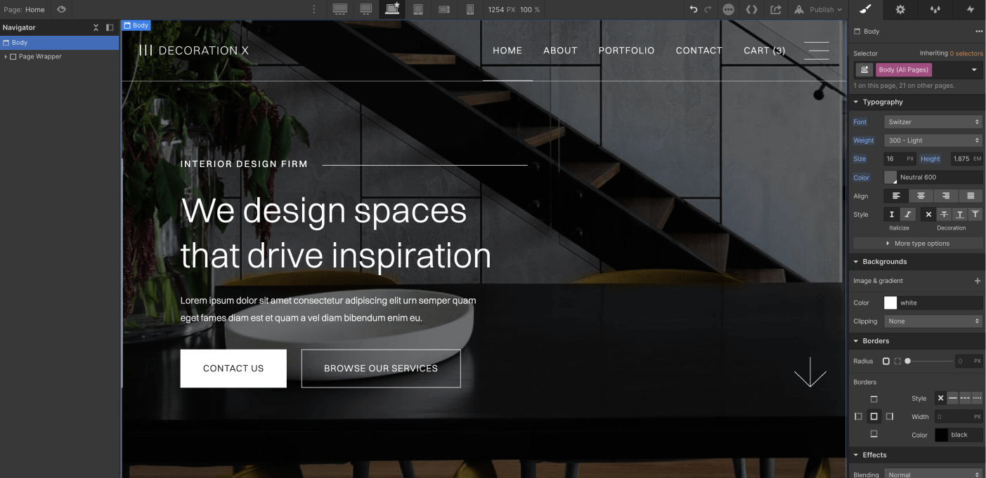Start Here - Decoration X - Webflow Ecommerce website template