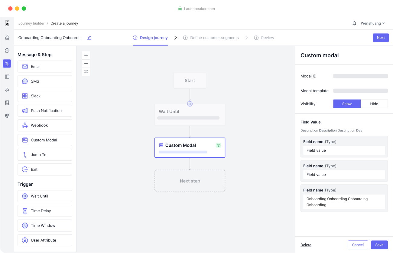 Laudspeaker | Open source mobile push messaging and customer engagement