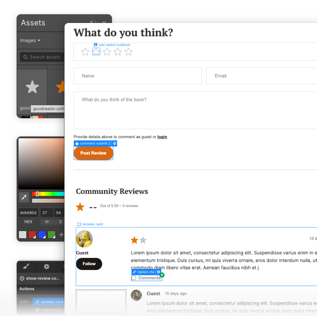Webflow CMS & Ecommerce Product Reviews - Supersparks