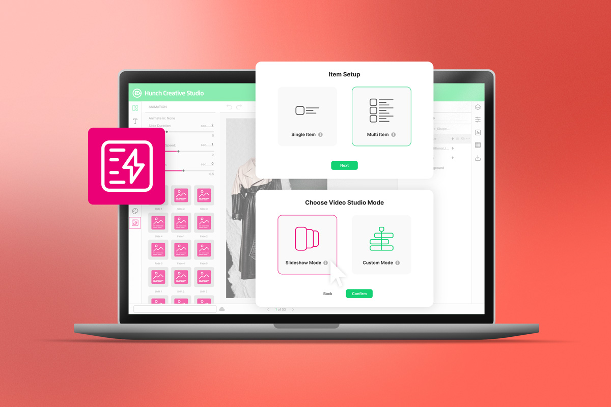 Discover the Slideshow Feature in the Hunch Creative Studio