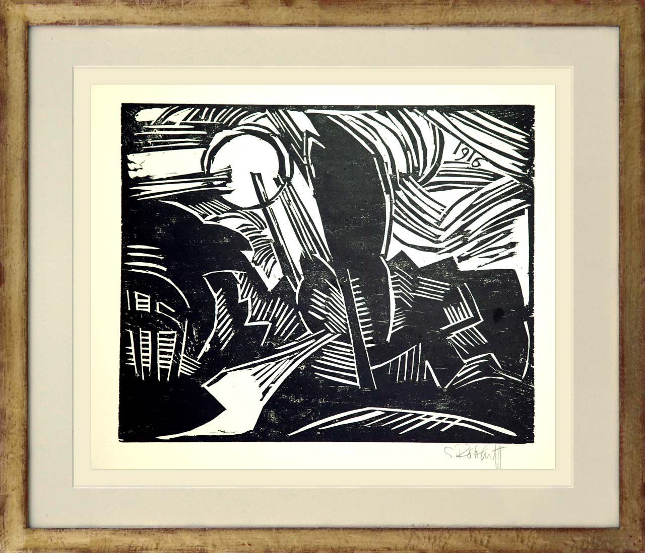 Karl Schmidt-Rottluff – Landschaft mit Sonne