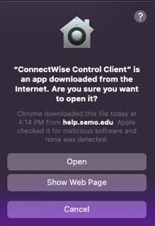 ScreenConnect - Mac OS X / macOS | Darkhorse Tech