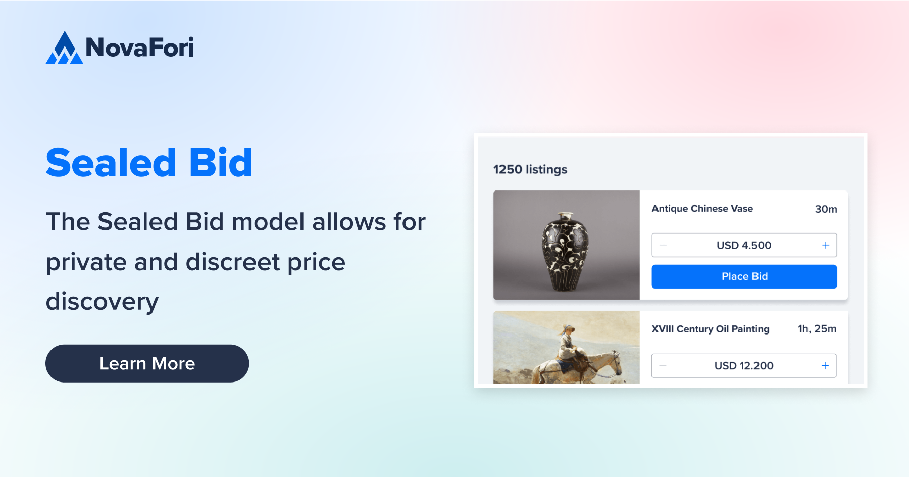 Sealed Bid Auction | NovaFori