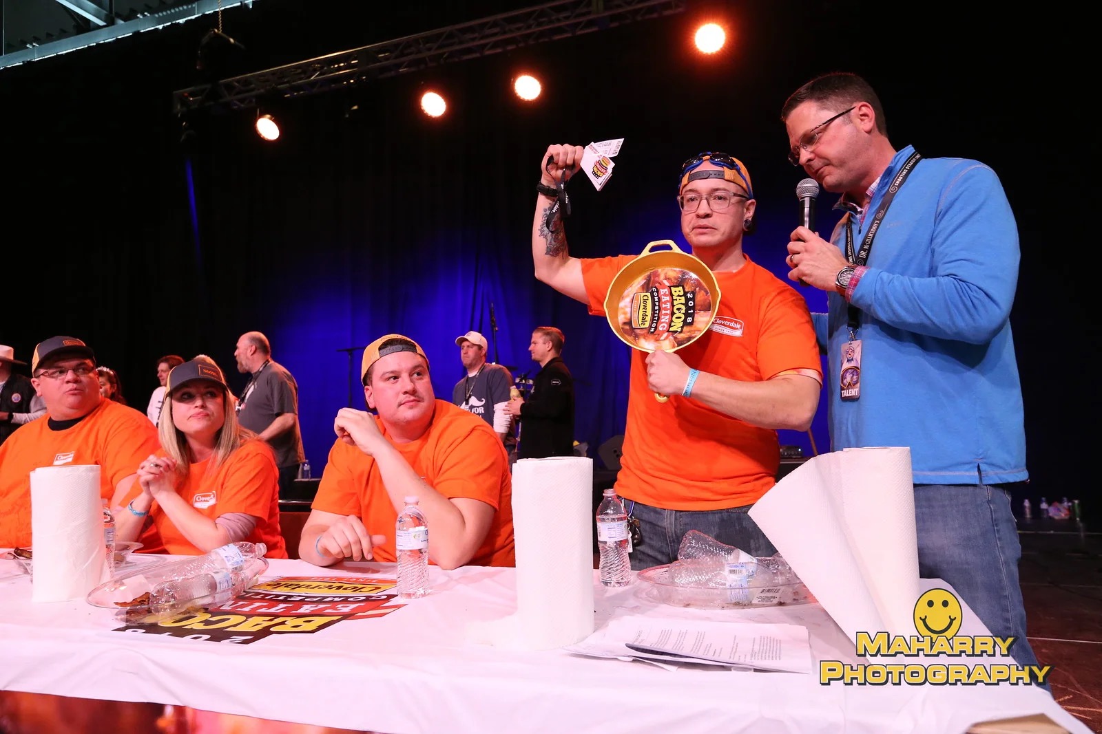 Bacon Eating Contest