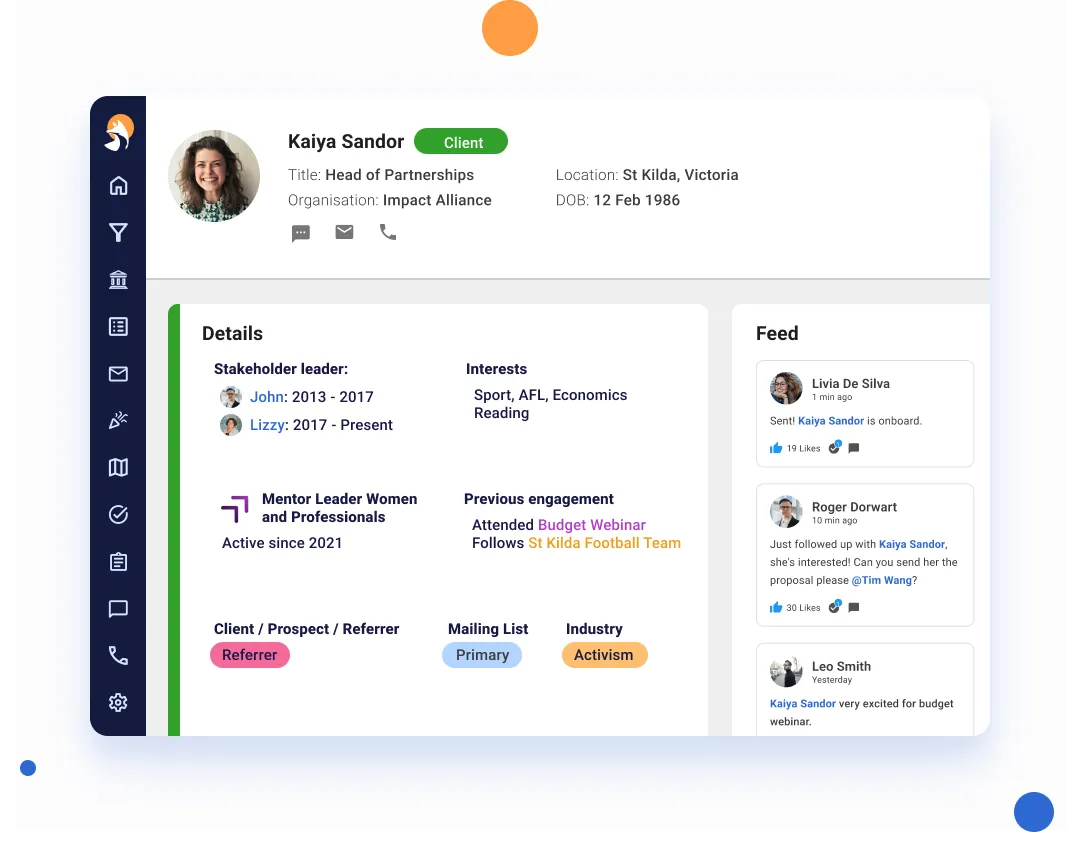 Contacts and Profiles | SwiftFox Features