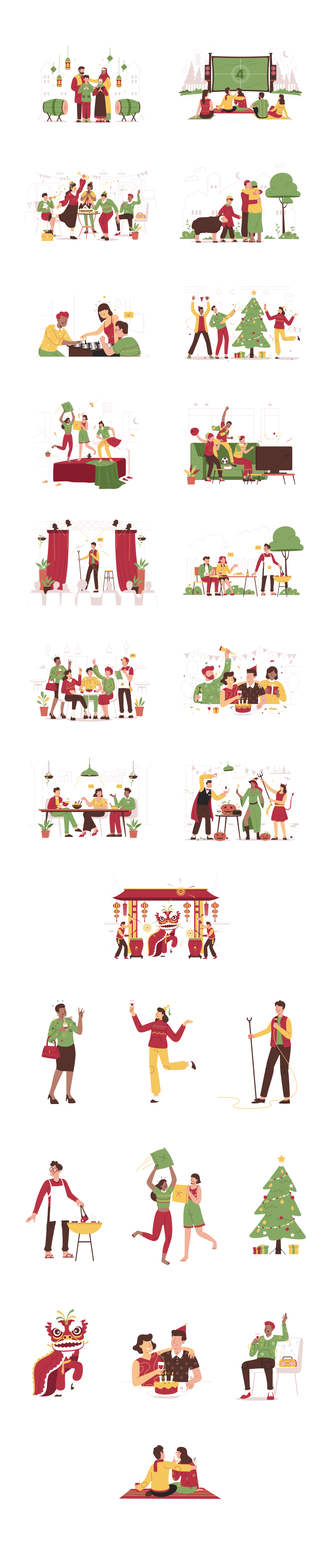 Events & Party Illustrations | DrawKit