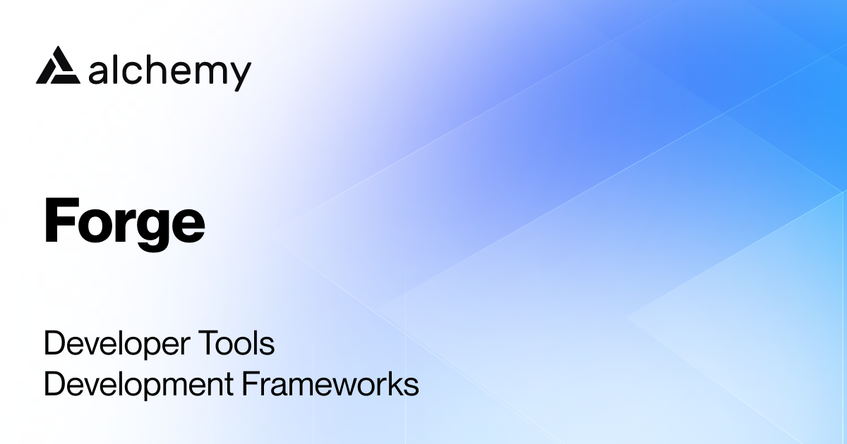 Forge - Development Frameworks - Alchemy