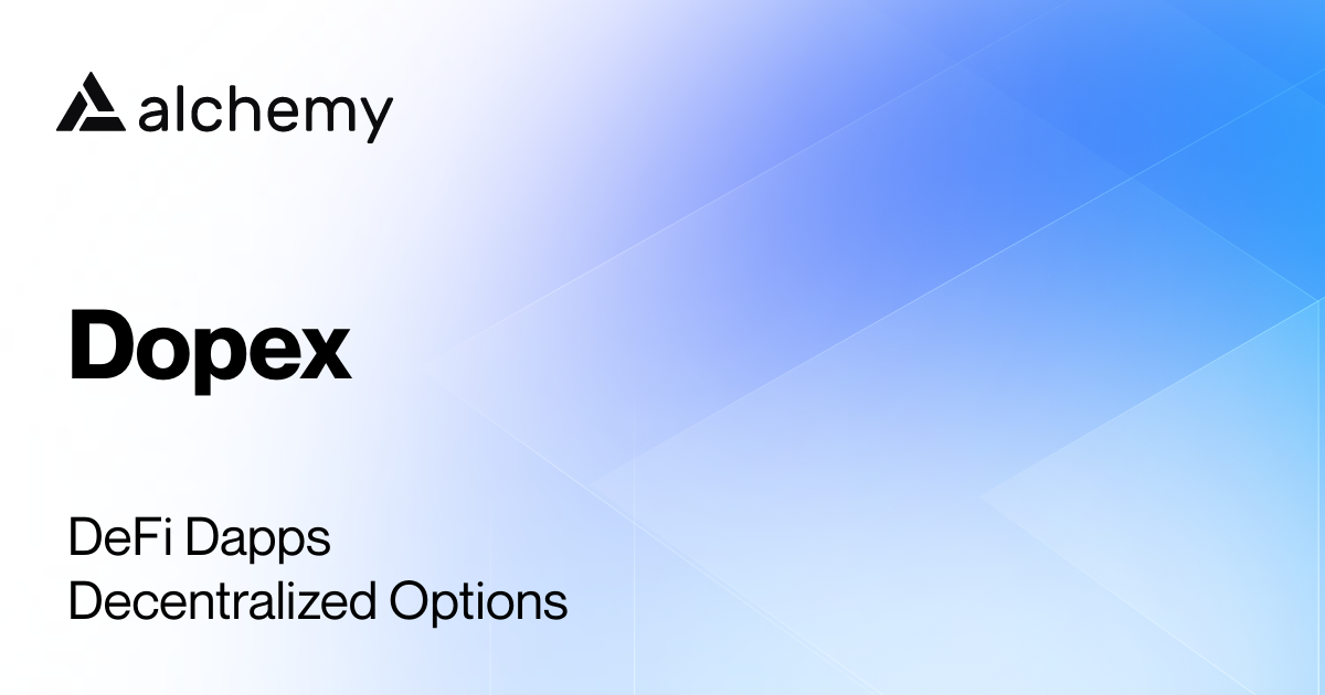 Dopex - Decentralized Options - Alchemy