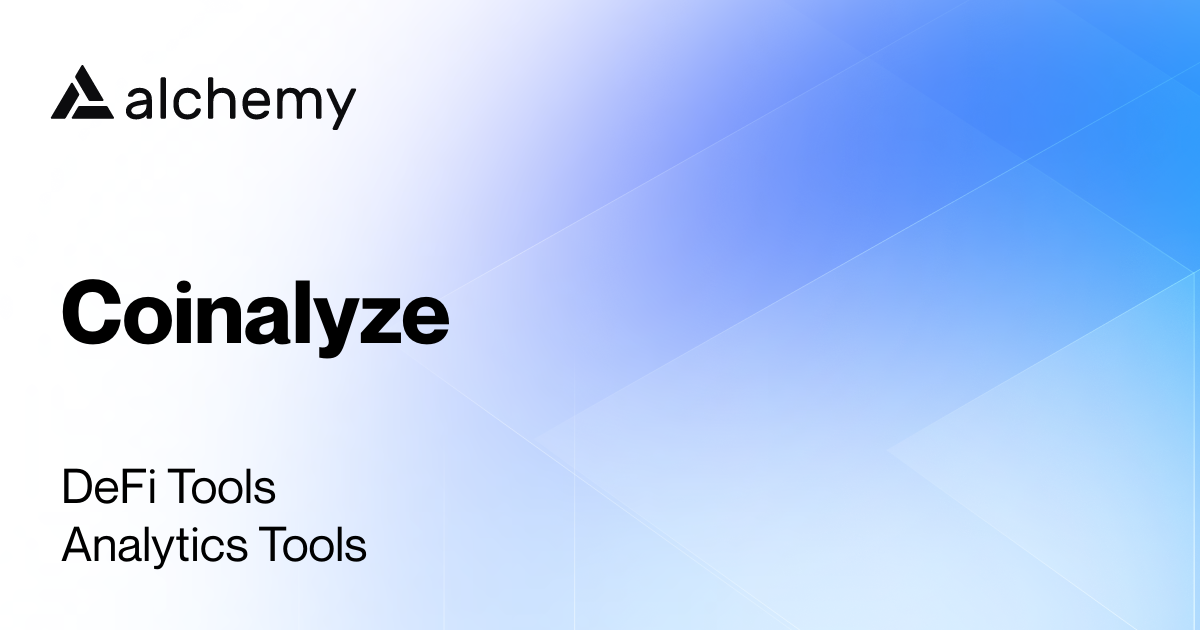 Coinalyze - Analytics Tools - Alchemy
