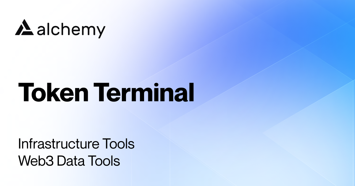 Token Terminal Web3 Data Tools Alchemy 