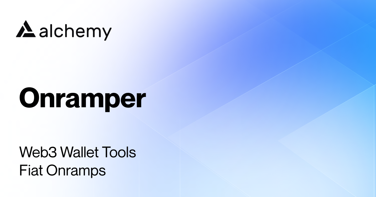 Onramper - Fiat Onramps - Alchemy