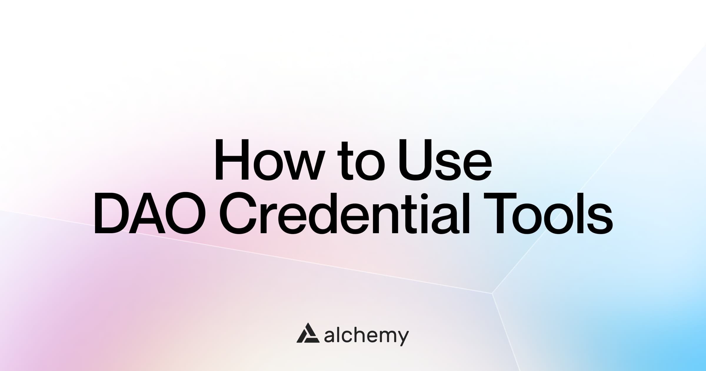 Underdog Protocol - DAO Reputation Tools - Alchemy