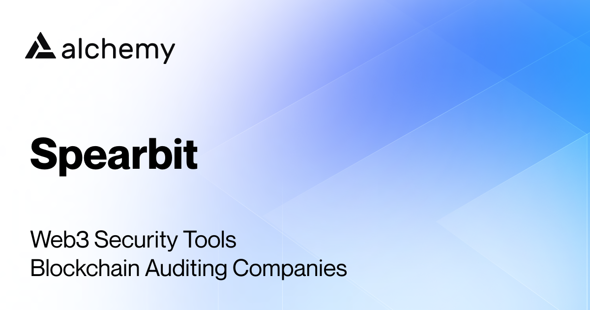 Spearbit - Blockchain Auditing Companies - Alchemy