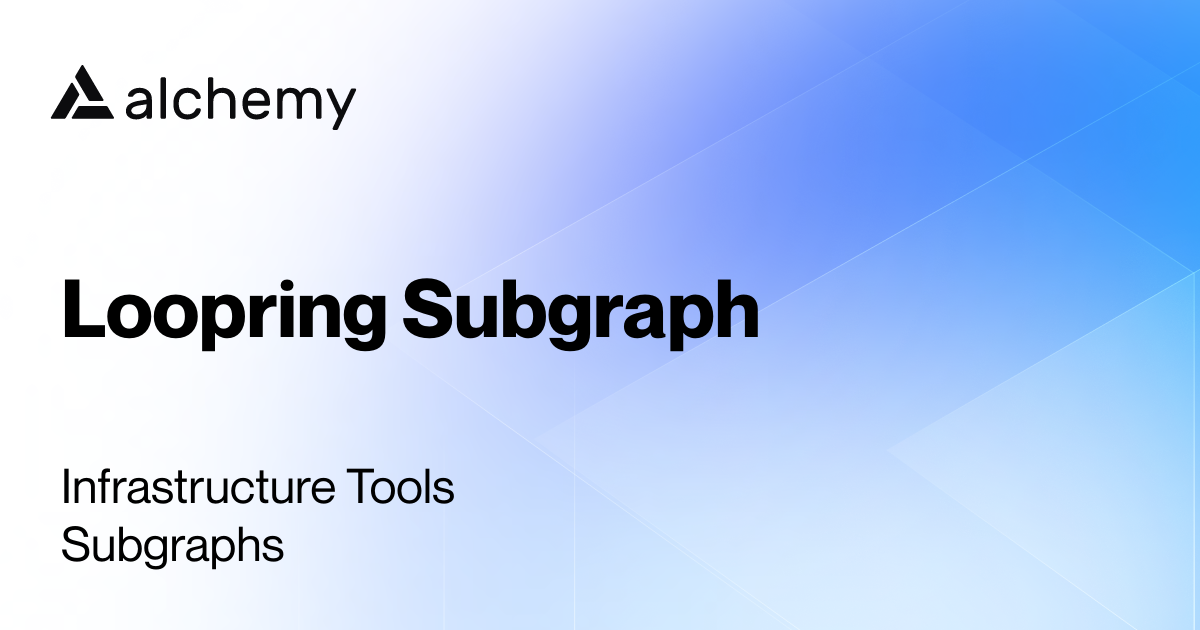 Loopring Subgraph - Subgraphs - Alchemy