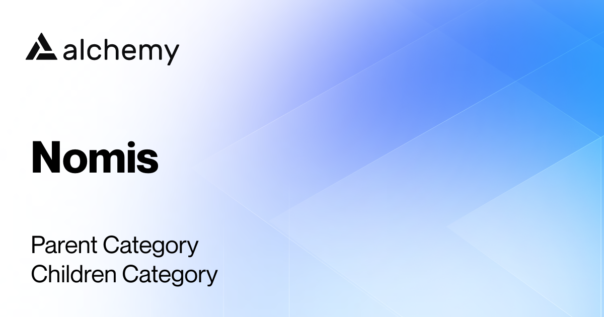 Nomis - Decentralized Identity Tools - Alchemy