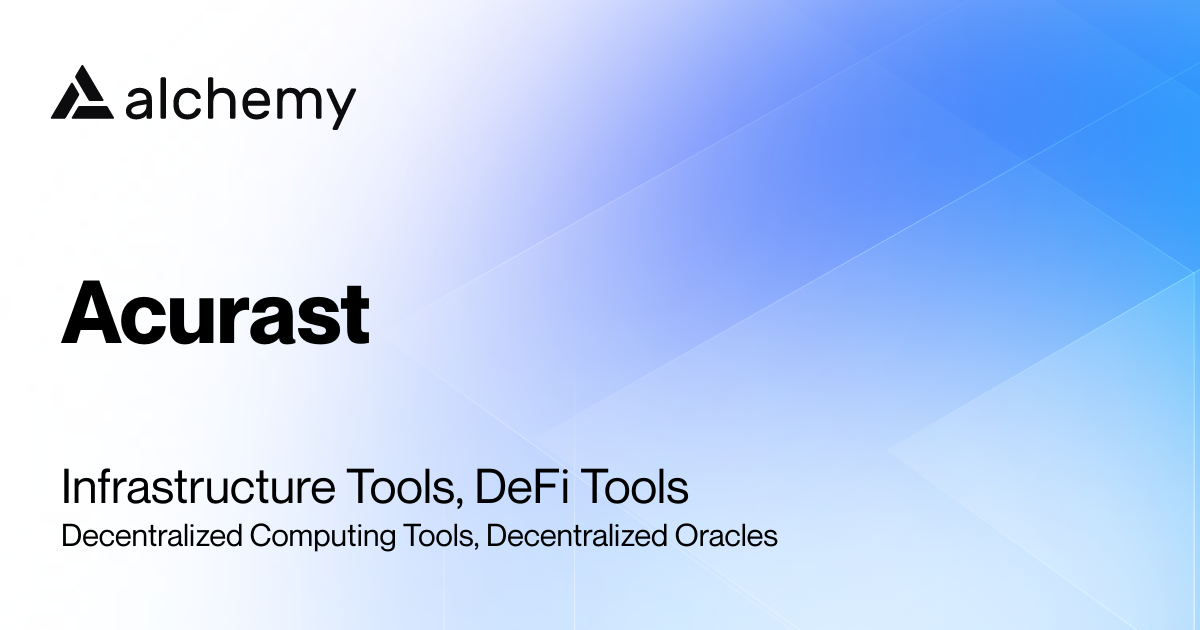 Acurast - Decentralized Computing Tools - Alchemy