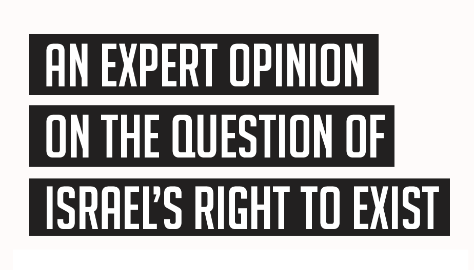 Expert Opinions on Israel’s “right to exist” by Professor John Dugard ...