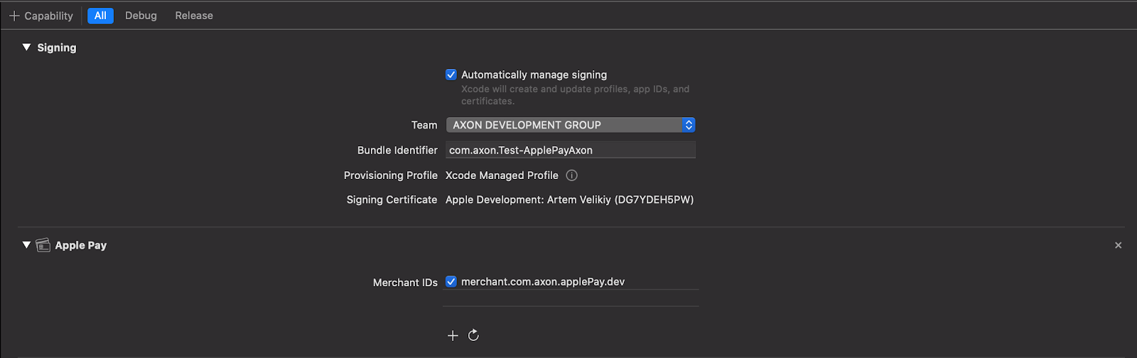 How to integrate Apple Pay into your application? - Axon