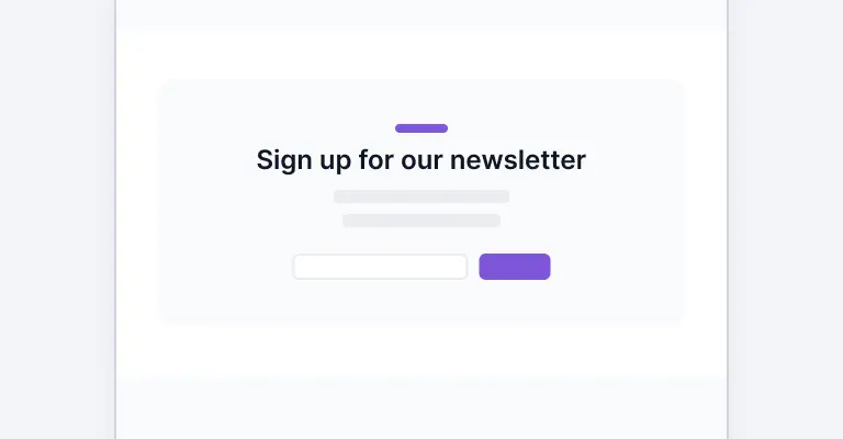 Figma marketing website newsletter CTA sections | Untitled UI
