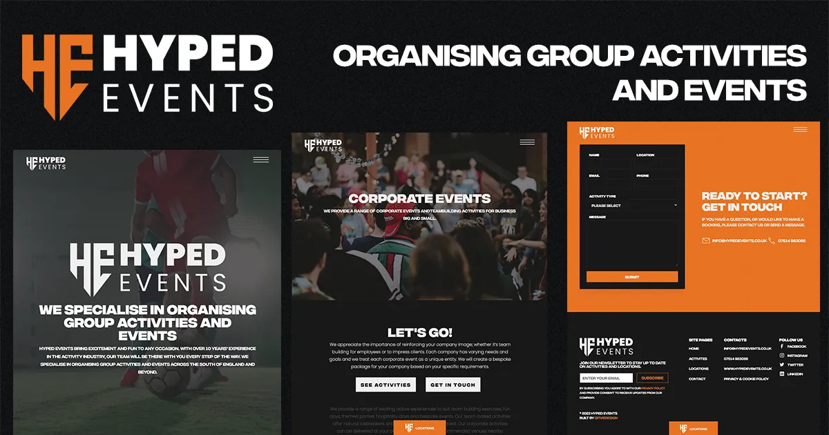 Team Building | Hyped Events | Organising Group Activities and Events