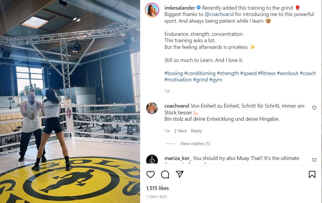 Imke Salander Workout Routine and Diet Plan