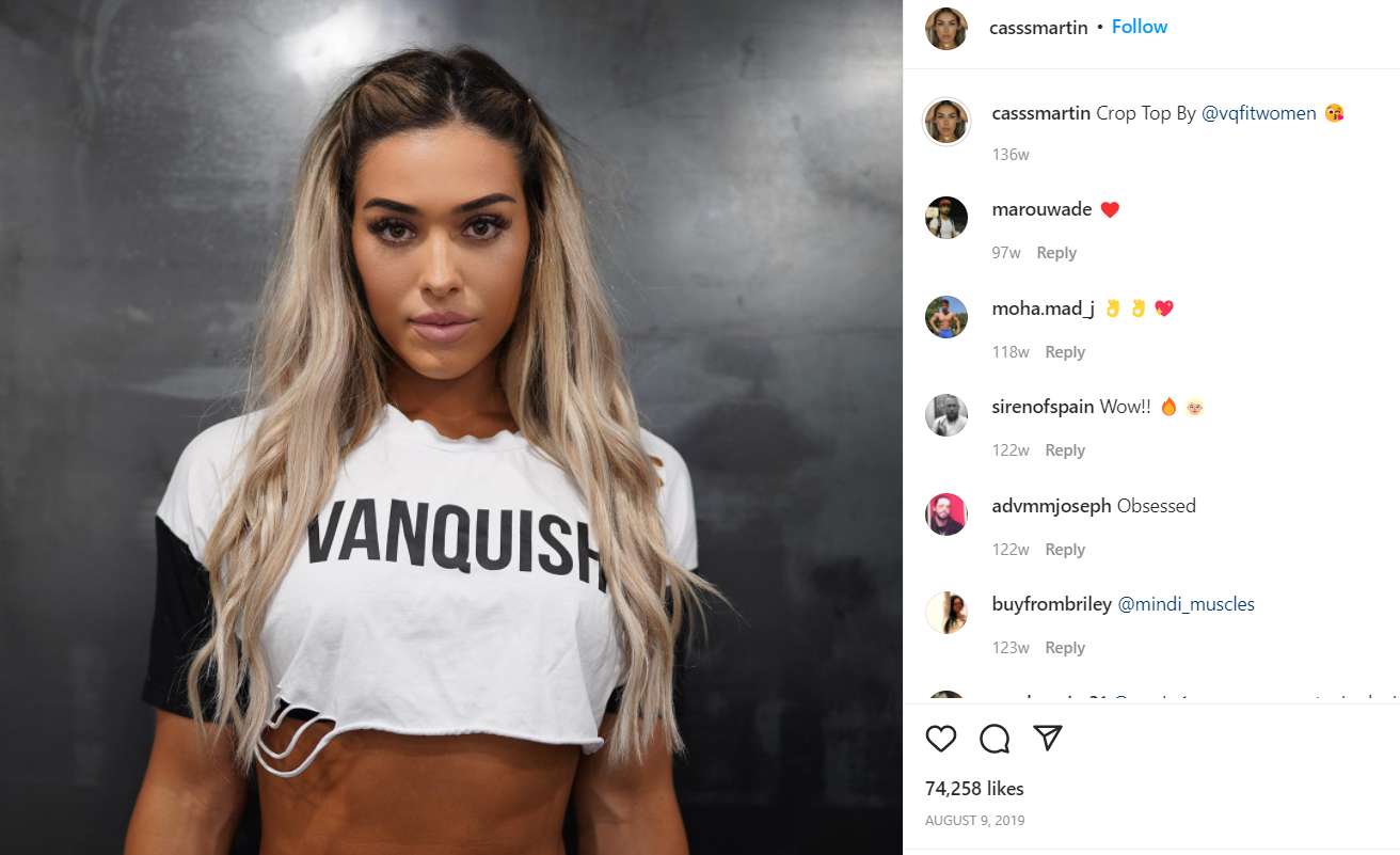 Cass Martin Workout Routine and Diet Plan