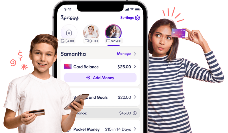 Australia's favourite pocket money app and card - Spriggy