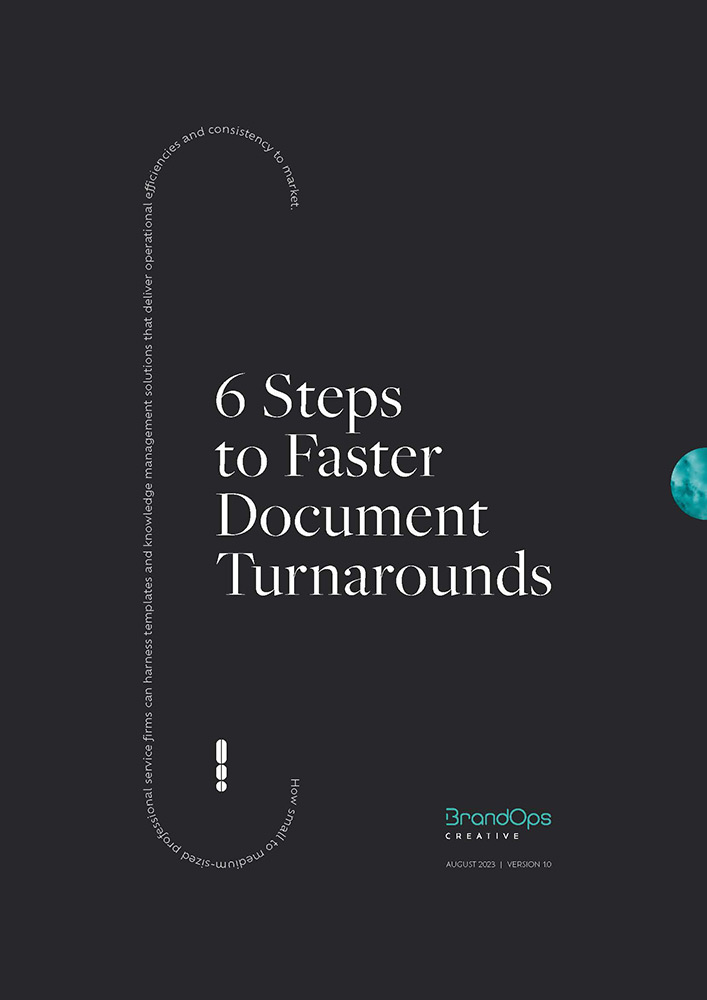 BrandOps Insights – FREE DOWNLOAD – 6 Steps to Faster Document Turnarounds
