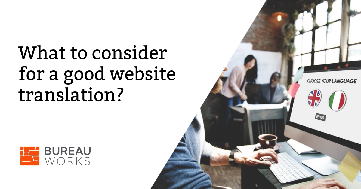 What to consider for a good website translation?