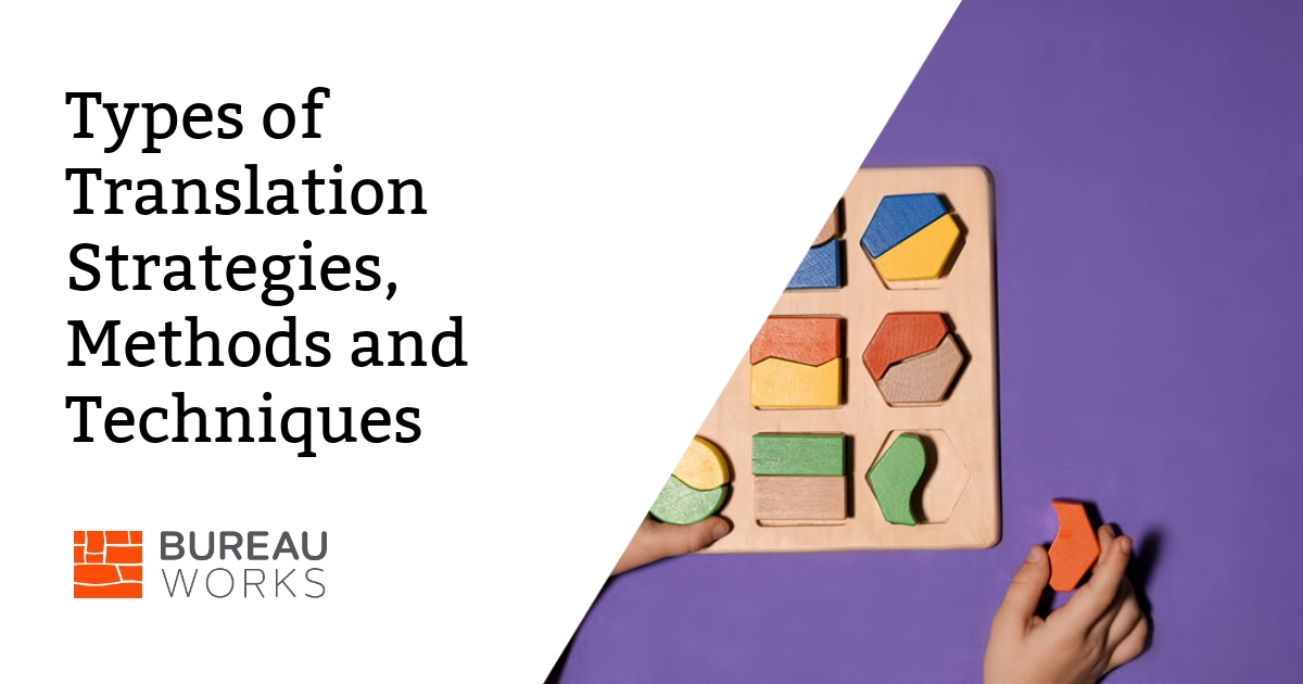 Types of Translation Strategies, Methods and Techniques