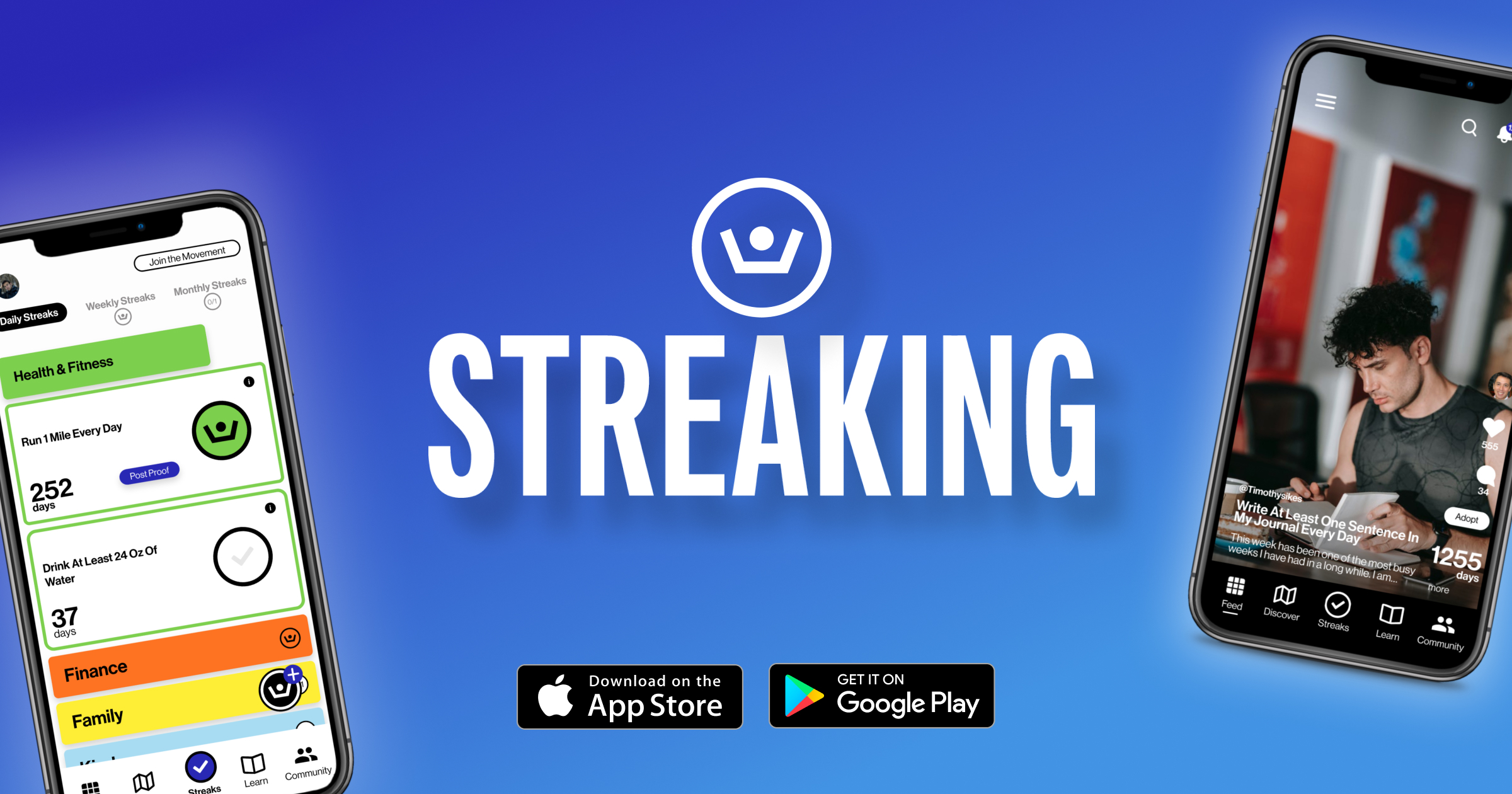 The Streaking App