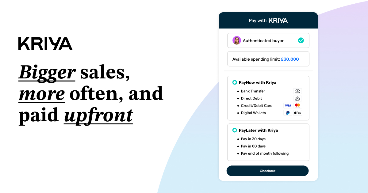 Kriya | B2B Payments