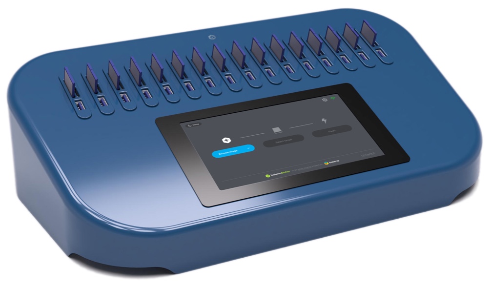 Flash up to 16 SD/mSD/SSD/USB drives with balena etcherPro