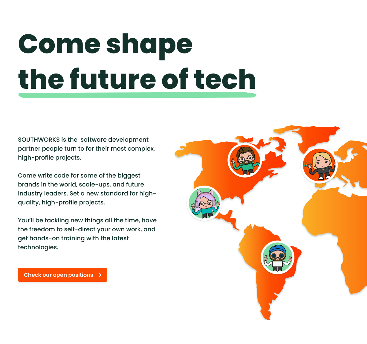 SOUTHWORKS | Careers: Come shape the future of tech