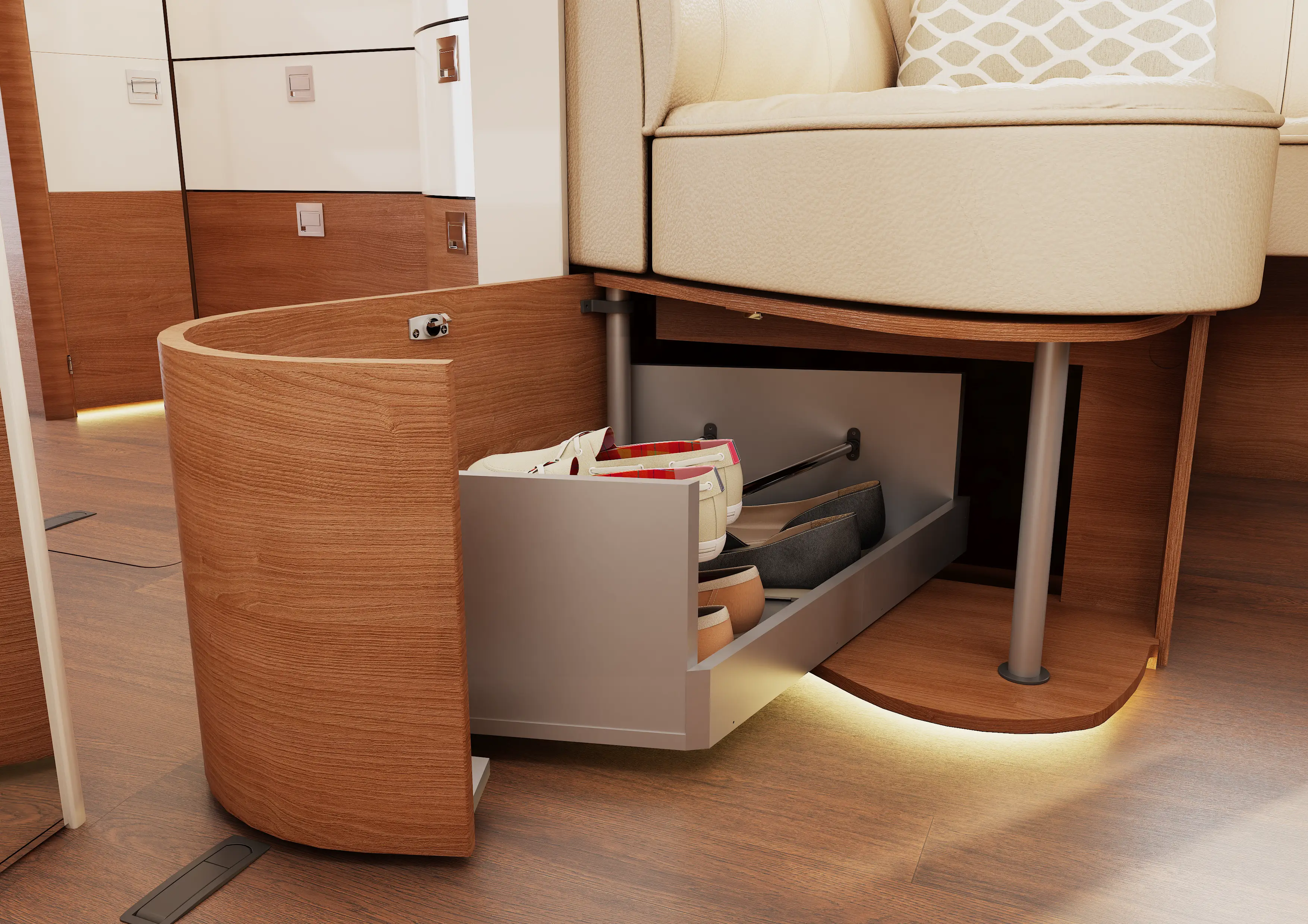 Carthago interior cabinet system | References | RenderThat