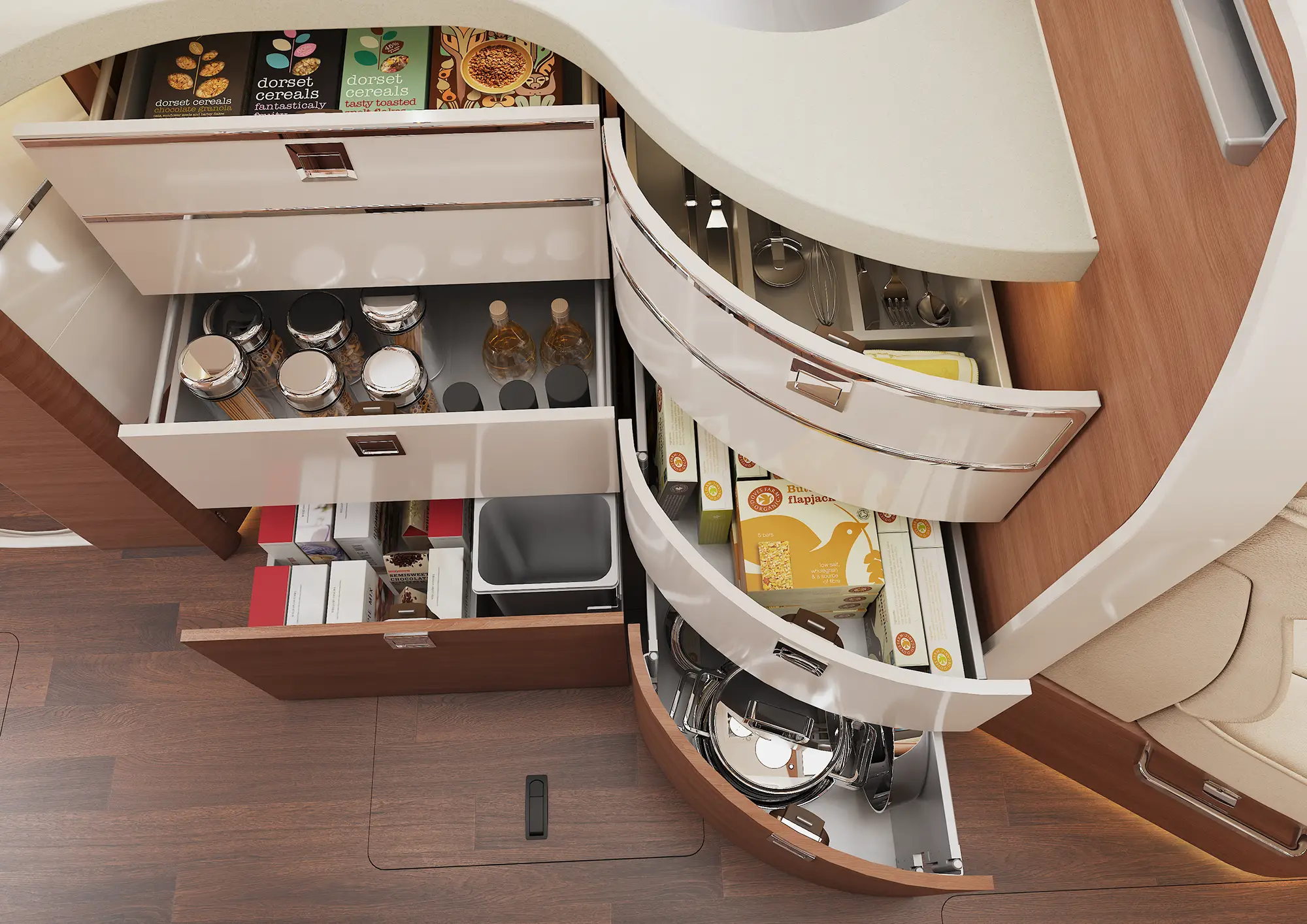 Carthago interior cabinet system | References | RenderThat