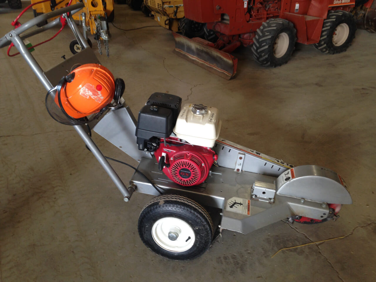 Stump Grinder - Manual - Towable | Riverside Rentals | Windsor Essex County