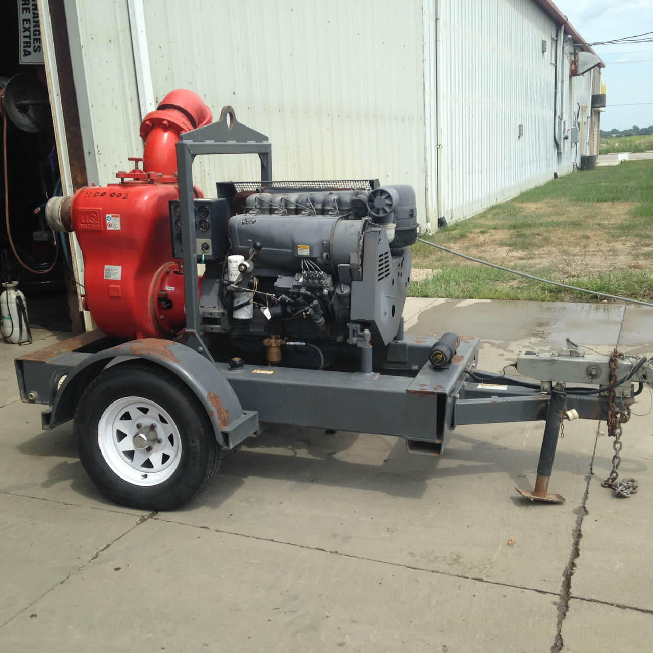 Pump - 6” Diesel Trash | Riverside Rentals | Windsor Essex County