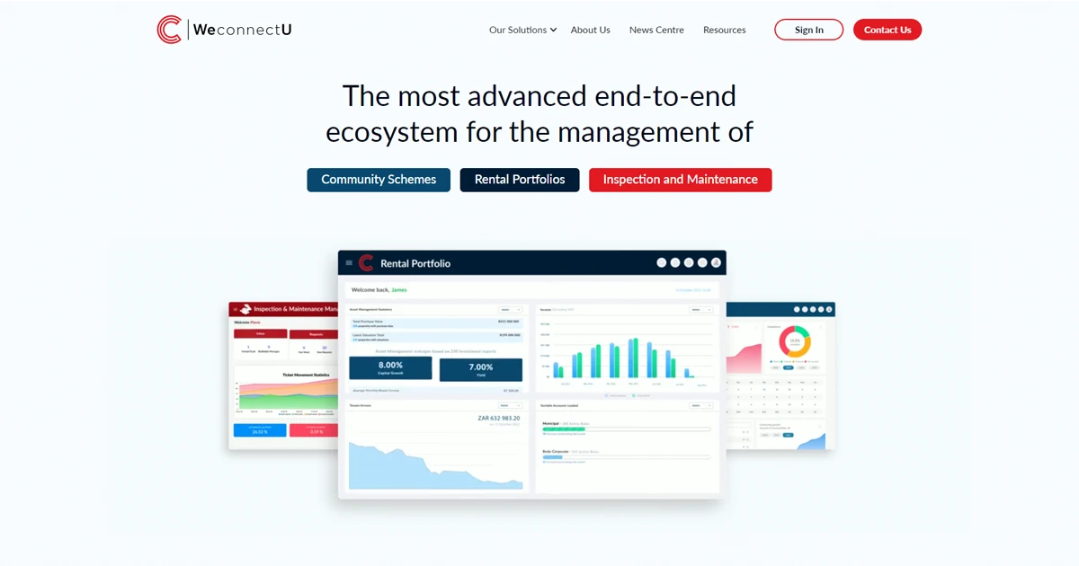 WeconnectU | Property Management Software | South Africa